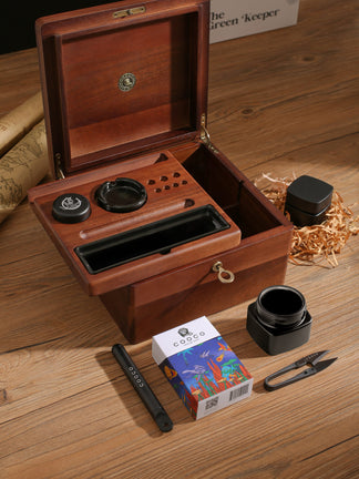 Green Keeper Stash Box / Premium Walnut – coocohq